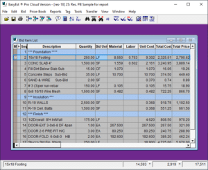 EasyEst - EasyEst Estimating Software